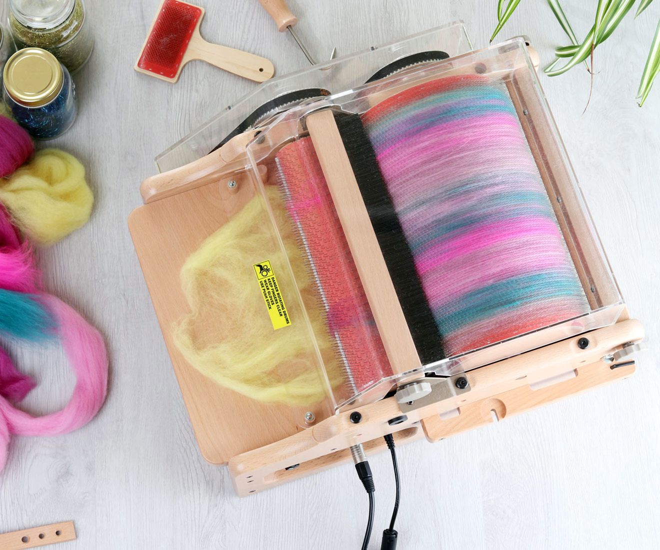 Ashford e-CARDER 30 Electric Drum Carder Carding Machine - 72 PPSI ...