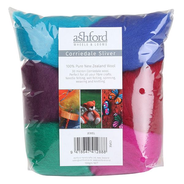 Felting Wool Multi-Colour Packs 100g - Felting Wool Packs - Felting ...