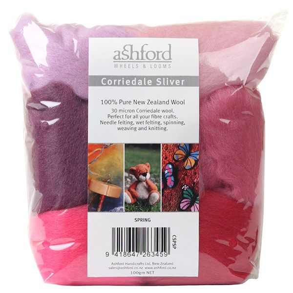 Felting Wool Multi-Colour Packs 100g - Felting Wool Packs - Felting ...