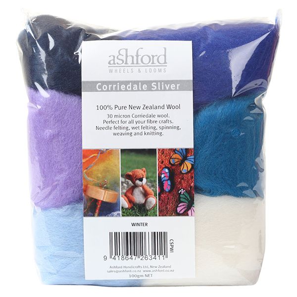 Felting Wool Multi-Colour Packs 100g - Felting Wool Packs - Felting ...