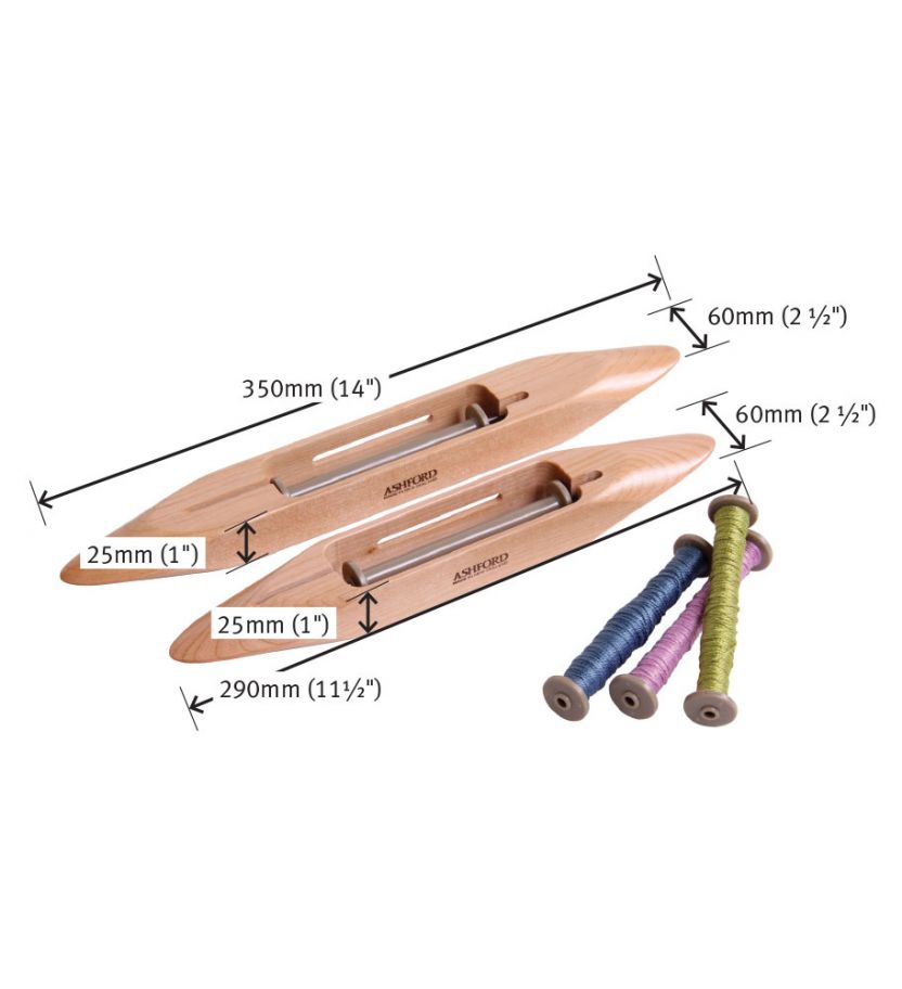Ashford Boat shuttle (incl. 1 bobbin) - Weaving Accessories - Shuttles ...