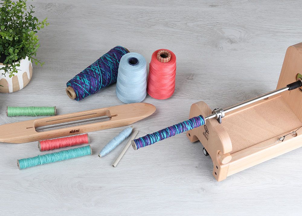 Ashford Electronic e-Spinner 3 Bobbin Winder & Quill Spindle - Spinning ...