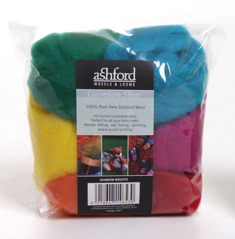 Felting Wool Multi-Colour Packs 100g - Felting Wool Packs - Felting ...