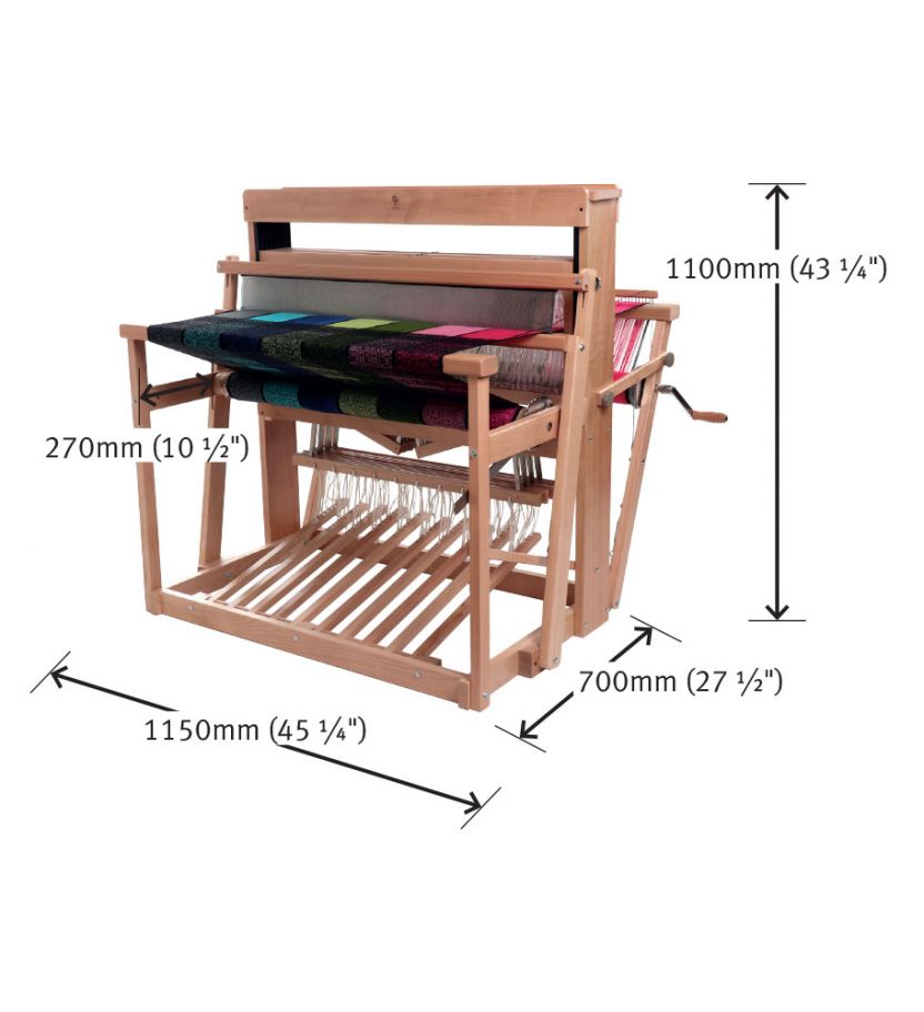 Ashford 8 Shaft Jack Loom - 97cm/38inch - Floor Looms - Ashford Eight 8 ...