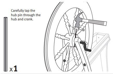 Hub Pin for Ashford Spinning Wheels - Spinning Accessories - Spinning ...